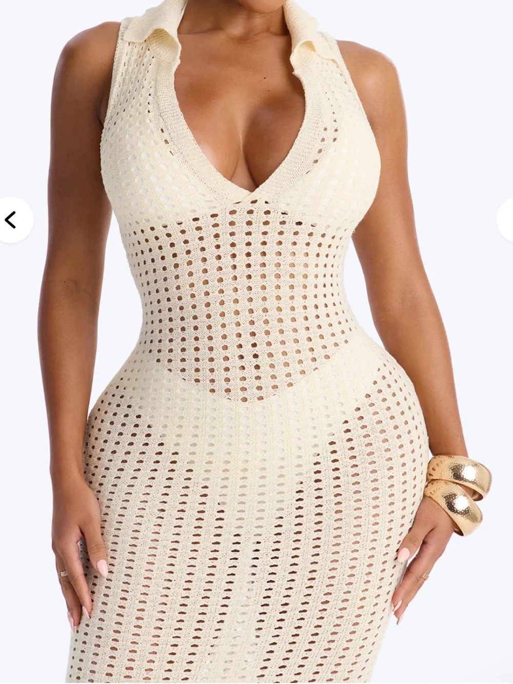 Fashion Nova | Swim | Fashion Nova Tenny Crochet Swim Cover Up Maxi ...
